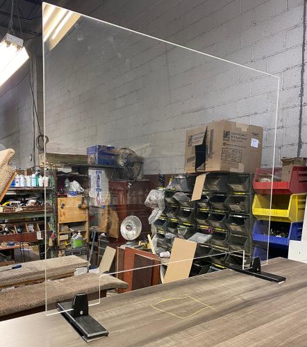 Protective Barrier Plexi Screen | CleanersOutlet.com